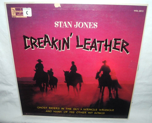 Stan Jones, CREAKIN' LEATHER, LP record Disneyland WDL-3015, EX+ ...
