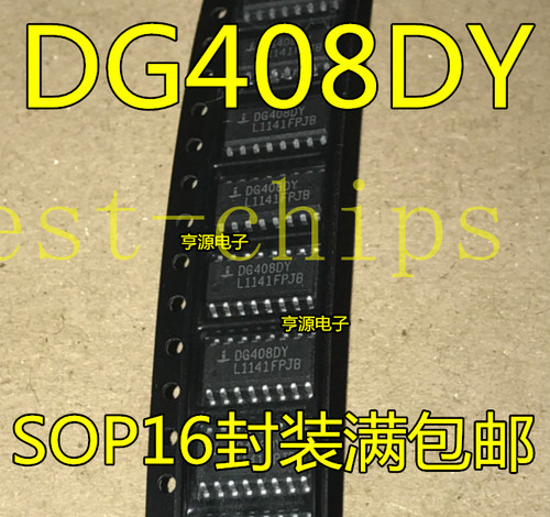 10PCS DG408DY 4-Channel, CMOS Analog Multiplexers DG408 SOP-16 #K1995 ...