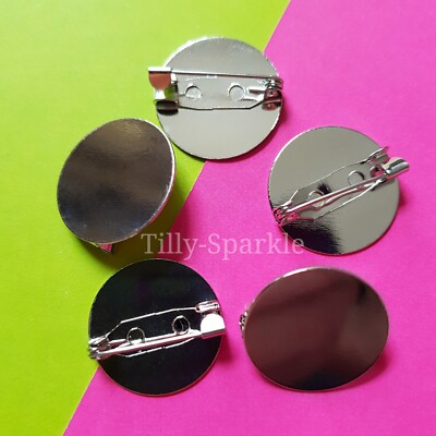 Brooch Pin Backs Round for sale | eBay UK