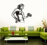Wall Sticker Sport Supplements Woman Girl Bodybuilding Gym Vinyl Decal ...