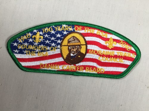 Moraine Trails Council 2010 100th ann Founder Daniel C Beard BSA CSP ...