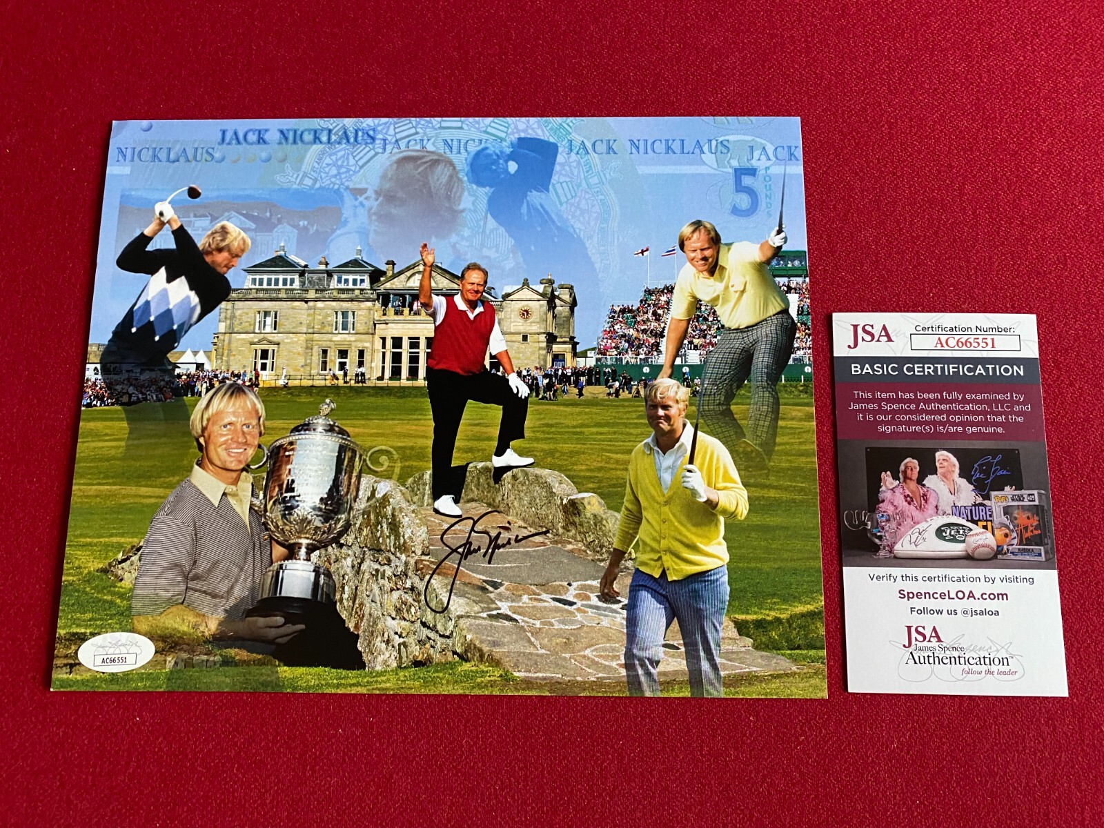 Jack Nicklaus Golf Memorabilia & Signed Golf Collectibles