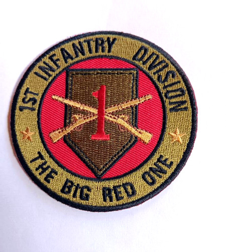 1ST INFANTRY DIVISION THE BIG RED ONE (3" Rd) US ARMY Military Patch ...