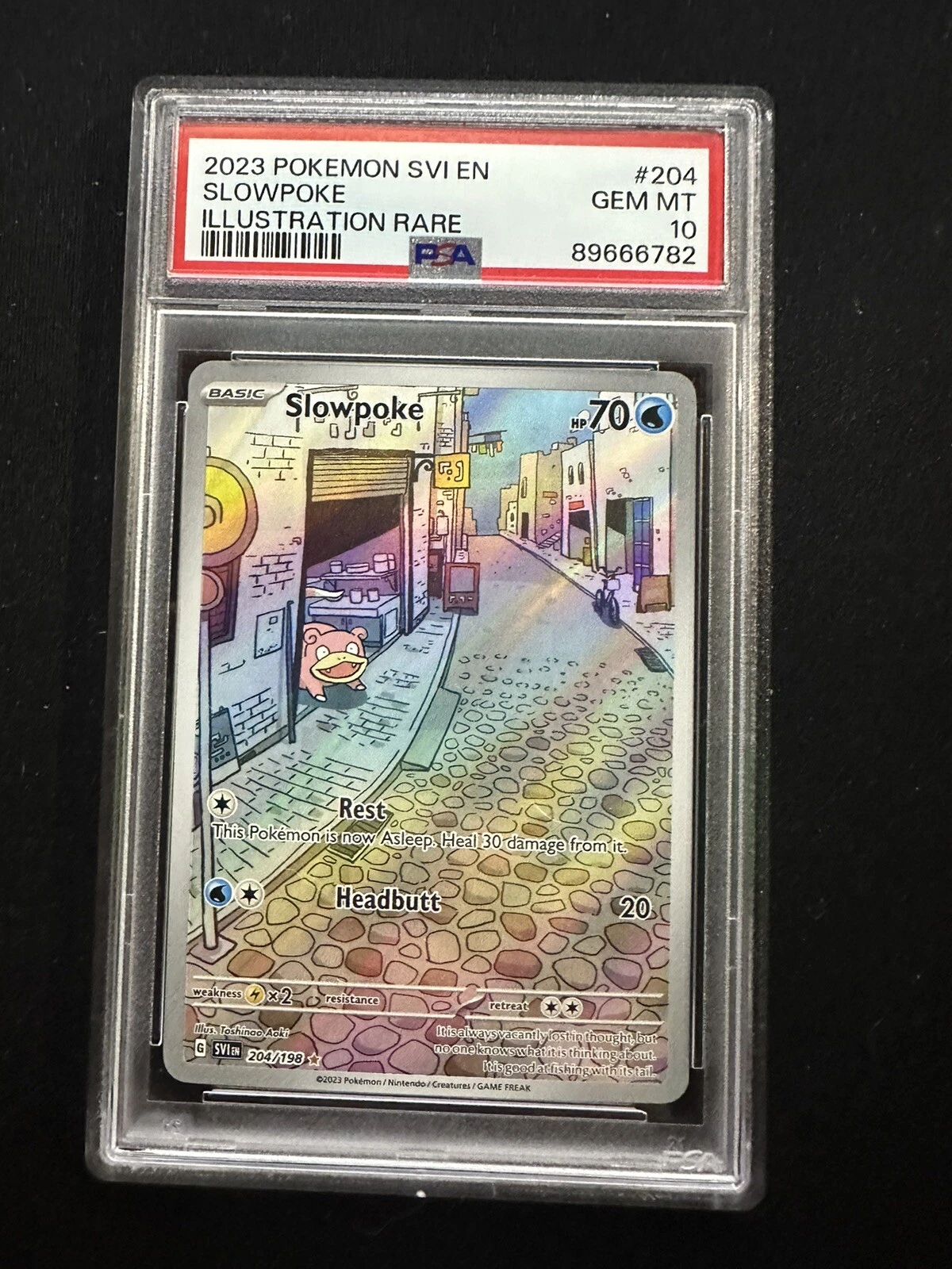 Slowpoke 2023 Scarlet & Violet #204/198 Illustration Rare Price Guide ...