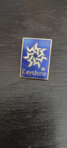 Keystone Ski Resort Colorado Skiing Snowflake Logo Pin Blue White on ...