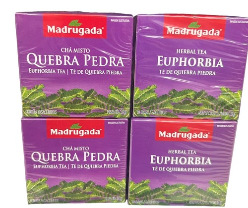 Madrugada Quebra Pedra Tea 4 Boxes 40 Tea Bags Brazilian Tea Brazil Te ...