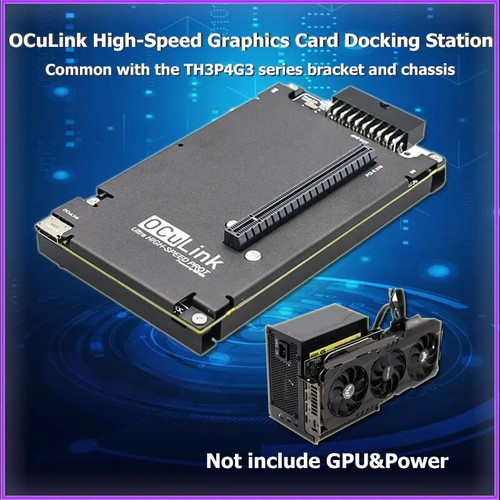 GPU Dock with ReDriver Chip Optional NVME M.2 To OCulink Adapter For ...