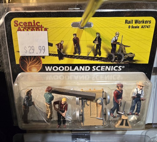 O Scale Woodland Scenics Figure Set Rail Workers A2747 | eBay