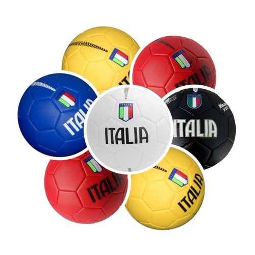 Pallone da Calcio Italia con Stemma della Federazione Italiana taglia 5 ...