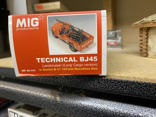 MIG TECHNICAL BJ45 LANDCRUISER Long cargo version (w SOVIET B11 GUN ...