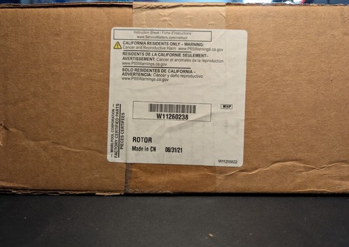 New Genuine OEM Whirlpool Washing Machine W11260238 Motor Rotor | eBay