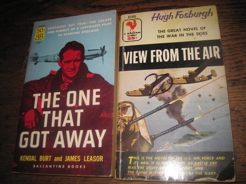 WWII LOT OF 2 PBKS-VIEW FROM THE AIR BY HUGH FOSBURGH&ONE THAT GOT AWAY ...