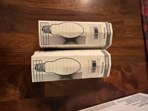 LOT OF 2 NEW PHILIPS METAL HALIDE MH150/UM LIGHT BULB LAMP M107/E 10000 ...