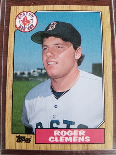 ROGER CLEMENS RED SOX 1987 TOPPS BASEBALL CARD #340 | eBay