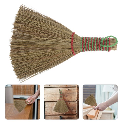 Handheld Straw Whisk Broom For Indoor Cleaning Floors Furniture And ...