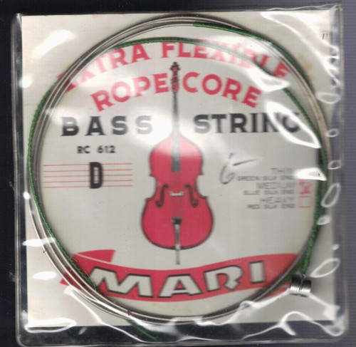 MARI Extra Flexible Rope Core D String for Double Bass 3/4 | eBay