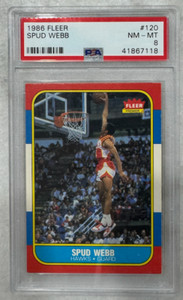 Spud Webb 1986 Fleer #120 Base Price Guide - Sports Card Investor