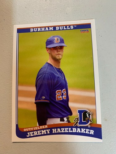 Jeremy Hazelbaker 2018 Durham Bulls Team Card | eBay