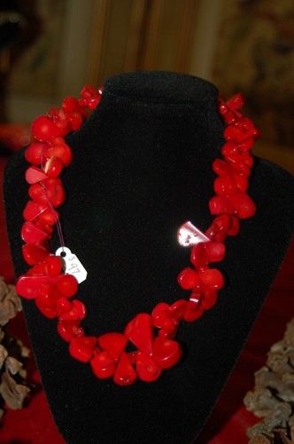 Handmade fancy coral necklace | eBay