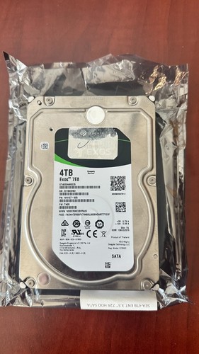 Seagate ST4000NM0035 Exos Enterprise 4TB Internal 7200RPM 3.5in. Hard ...