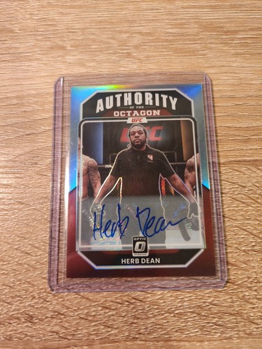 2023 Donruss Optic Authority of the Octagon Herb Dean Optic Holo Auto ...