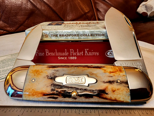 Case XX Classic 52050 STAG Elephant Toe Sunfish Knife Plain Blade BT ...