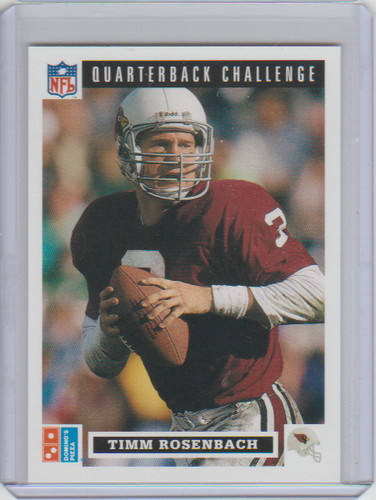 1991 Upper Deck Domino's Pizza Quarterback Challenge Timm Rosenbach ...