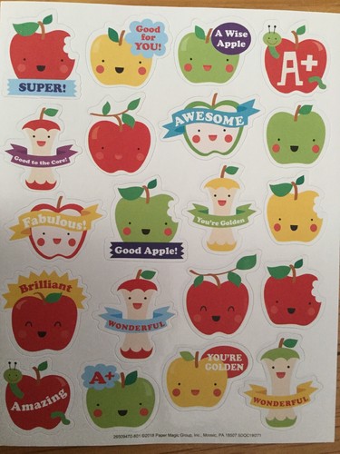 Scratch N Sniff Apple Sticker Sheet | eBay