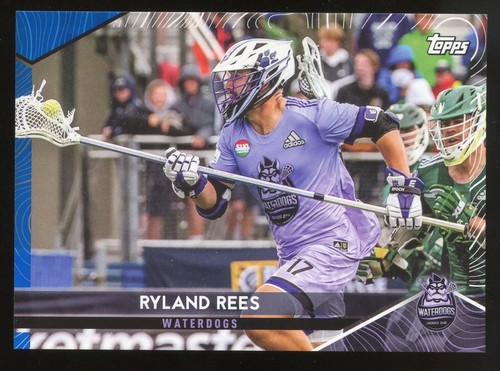 2022 Topps Premier Lacrosse League PLL Blue Parallel 25 Ryland Rees #92 ...
