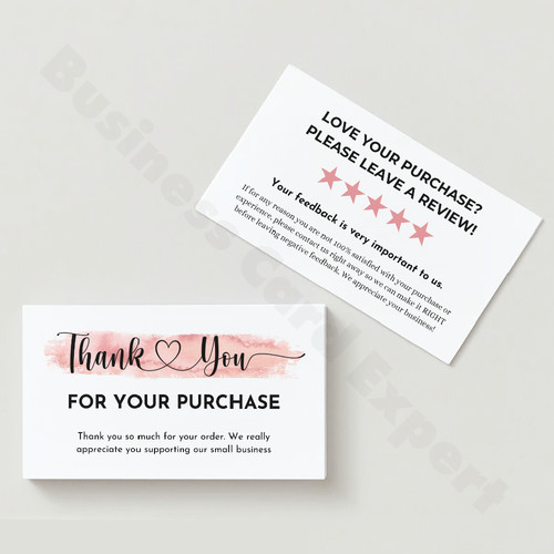 1000-5000 eBay Seller Thank You Cards eBay Business Cards Double Sided ...