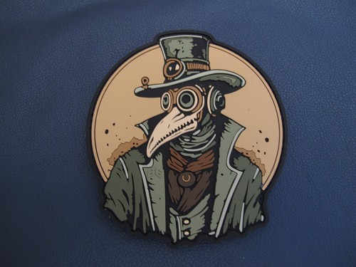 Plague Doctor PATCH PVC 3D MORALE 90 x 85 mm b | eBay