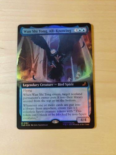 MTG Wan Shi Tong, All-Knowing Avatar: Last Airbender borderless foil ...