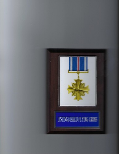 DISTINGUISHED FLYING CROSS PLAQUE MILITARY US USA PHOTO PLAQUE AWARD | eBay