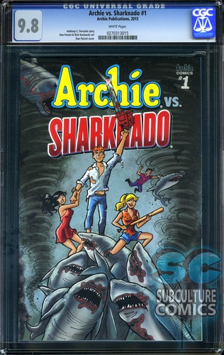 Archi Vs Sharknado #1 2015 Archie Publications CGC 9.8 1st Print | eBay