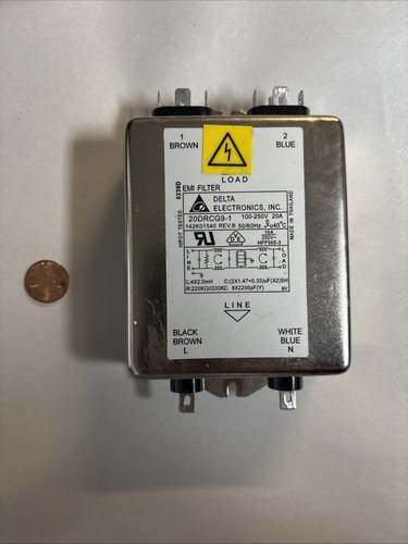 Heavy Duty Delta EMI Filter 20DRCG9-1 20a @CPUCZ | eBay