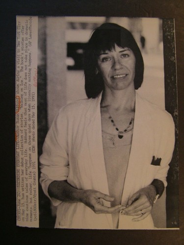 AP Wire Press Photo 1991 Susan Hubbard Author of Walking on Ice | eBay