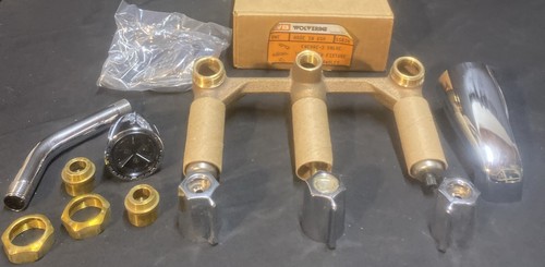 3 Valve Tub Shower Fixture Nos Unused Wolverine Brass 55836 | eBay
