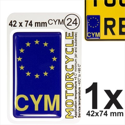 Eu Number Plate Sticker in Car Number Plates & Surrounds for sale | eBay