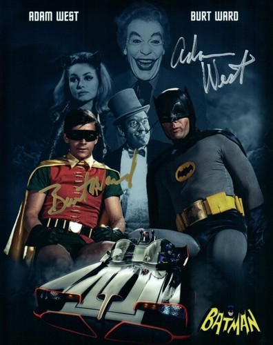 Adam West Burt Ward autographed 8x10 Photo signed Picture pic and COA ...
