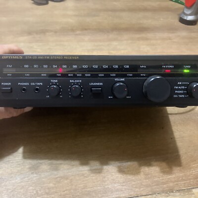 Optimus Receiver In Vintage Stereo Receivers for sale | eBay