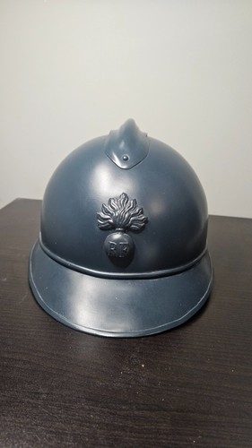 WW1 & WW2 French replica Adrian steel infantry helmet , French blue | eBay
