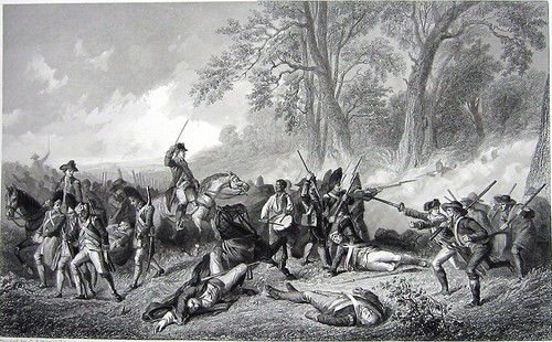French & Indian Wars, DEATH of GENERAL BRADDOCK ~ Old 1859 Art Print ...