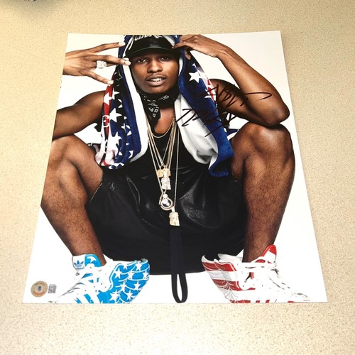 A$AP ASAP ROCKY signed autographed 11X14 PHOTO RAPPER RIHANNA BECKETT ...