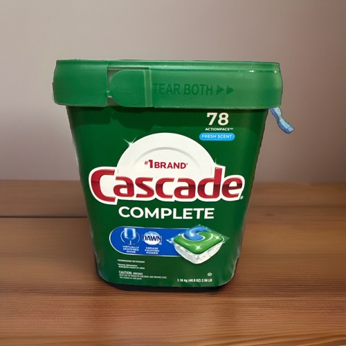Cascade Complete Dishwasher Pods - Fresh Scent 78 Count (Pack of 1 ...