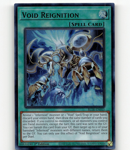 Yugioh Void Reignition - Battles of Legend: Terminal Revenge | eBay