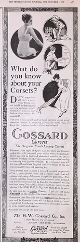 Magazine Ad* - 1918 - Gossard Corsets - H.W. Gossard Co., Chicago, IL ...