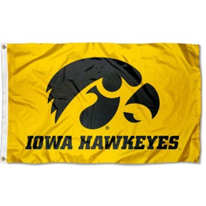 Yellow Iowa Hawkeyes NCAA Flags for sale | eBay