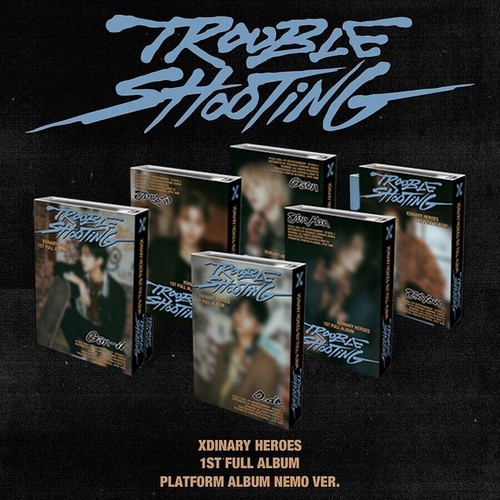 XDINARY HEROES TROUBLESHOOTING 1st Album PLATFORM NEMO Ver/QR Card+12 ...