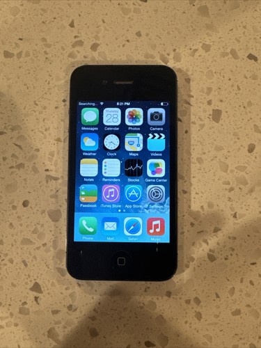 Apple iPhone 4 A1332 (Verizon) Smartphone 3G GSM - Black, 16GB (IOS 7.1 ...