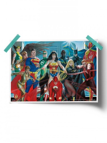 Justice League Classic - Justice League Official Poster 12" X 18" 300 ...